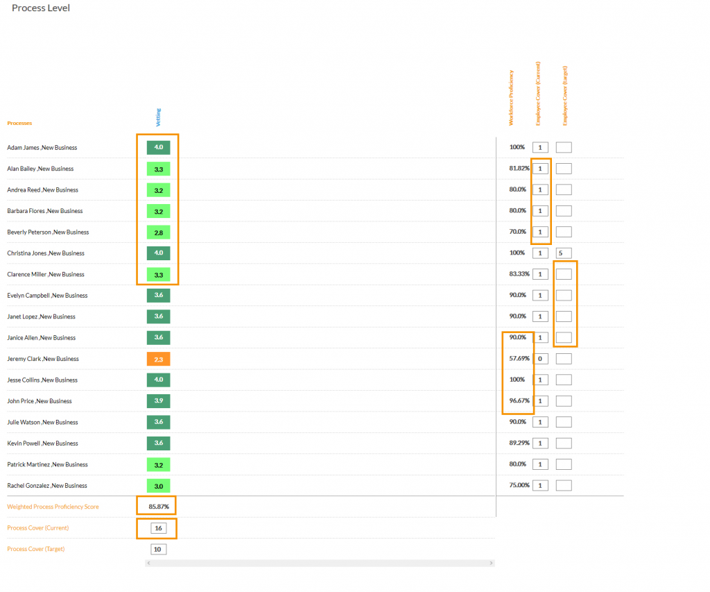 Process Level View - ability6®
