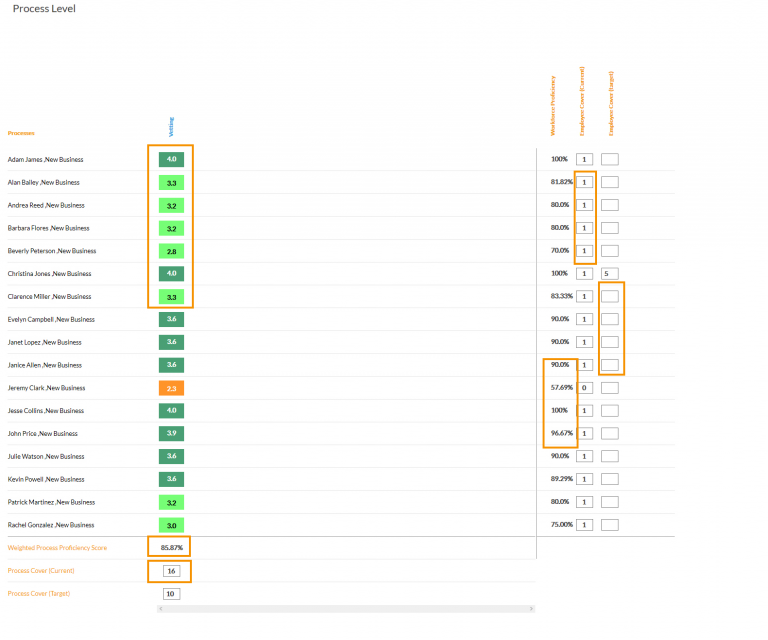 Process Level View - ability6®