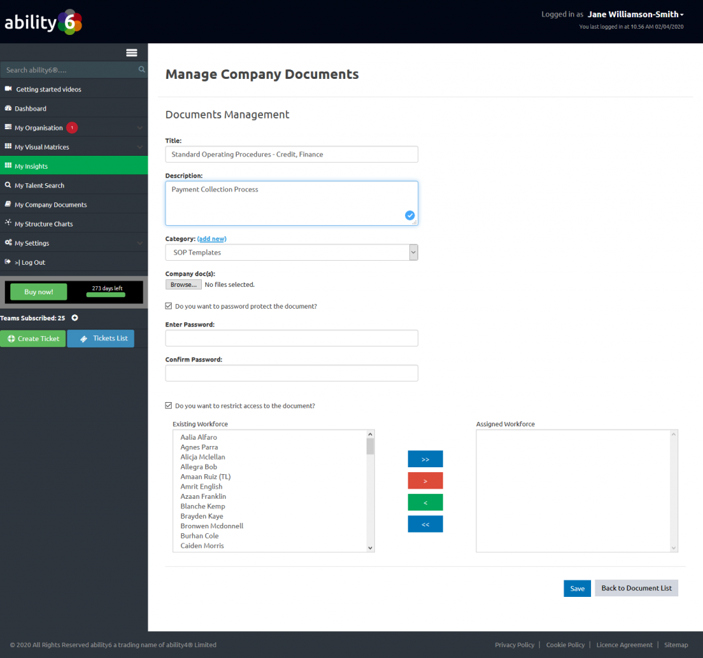 Procedure Repository - ability6®